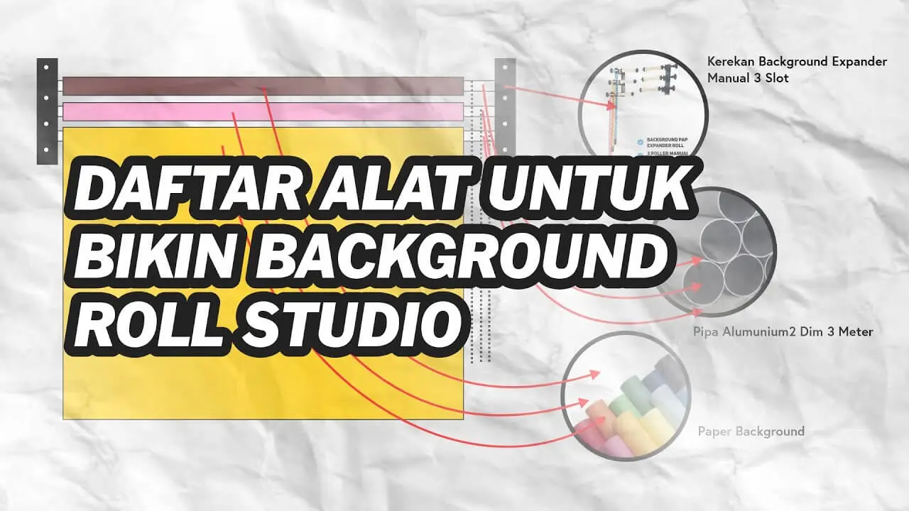 Alat Yang Harus Dibeli Untuk Membuat Set Background Roll Paper - Self ...