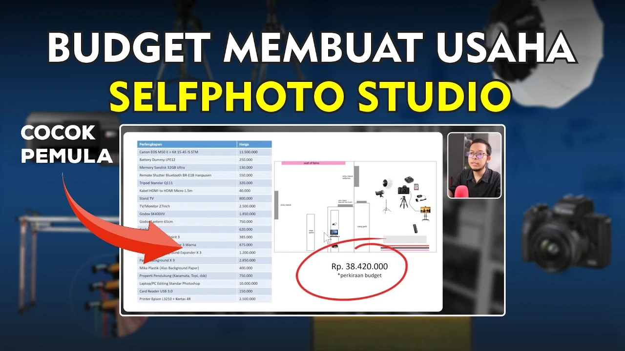 Modal Dana Untuk Usaha Self Photo Studio - RAB Self Studio Photo - Self ... Modal Dana Untuk Usaha Self Photo Studio - RAB Self Studio Photo - Self ...