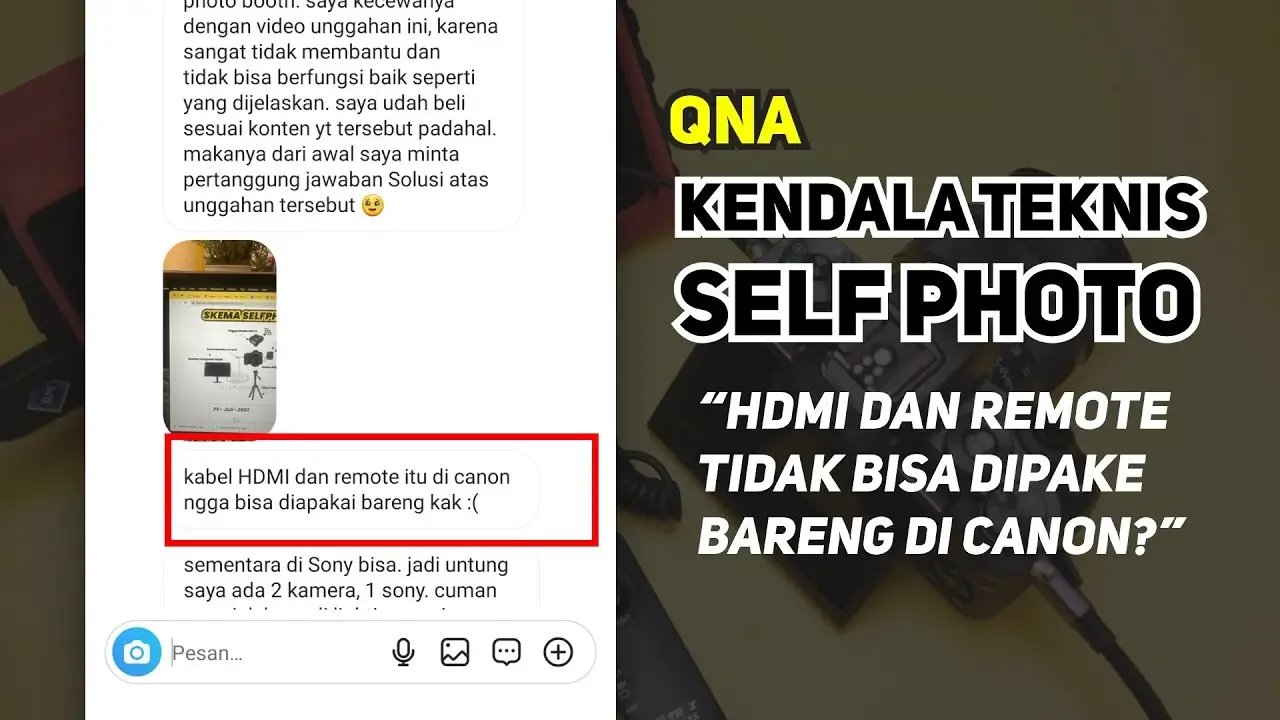 Apakah Kabel HDMI dan Remote Shutter Bisa Dipake Bareng di Kamera Canon? - Self Studio