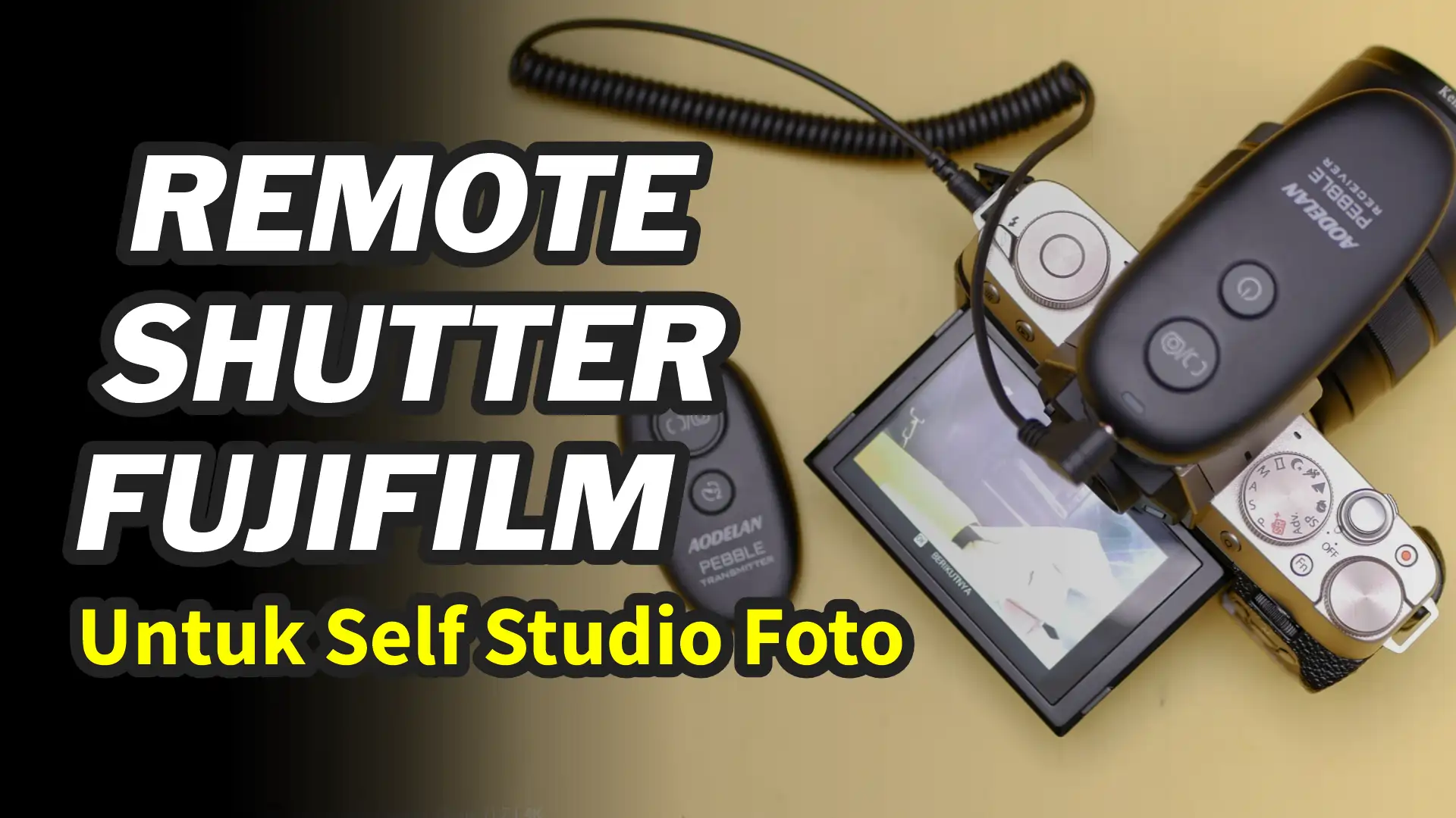 Remote Shutter Kamera Mirrorless Fujifilm Untuk Self Studio - Aodelan Pebble - Self Studio