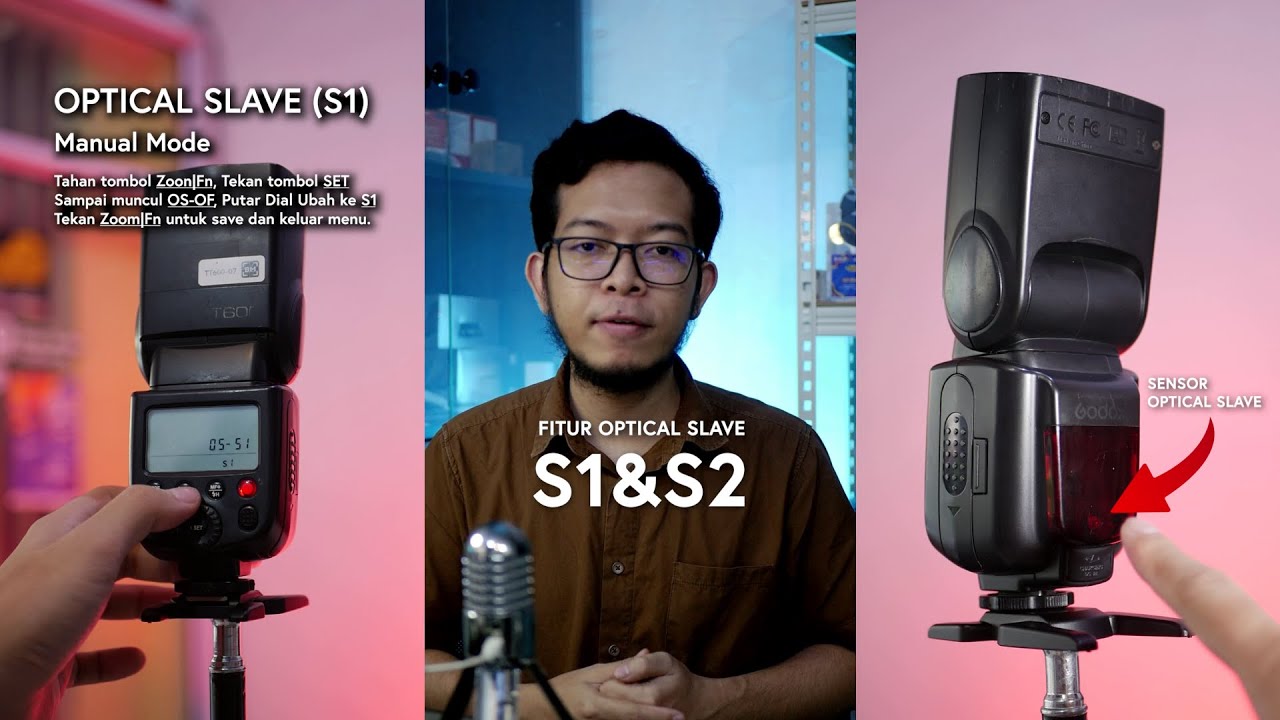 Belajar Fungsi Optical Slave 1 dan S2 Pada Flash Eksternal Kamera ...