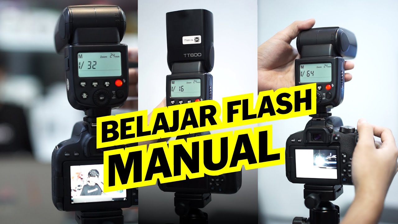 Belajar Menggunakan Manual Flash Godox TT600 Untuk Pemula - Self Studio