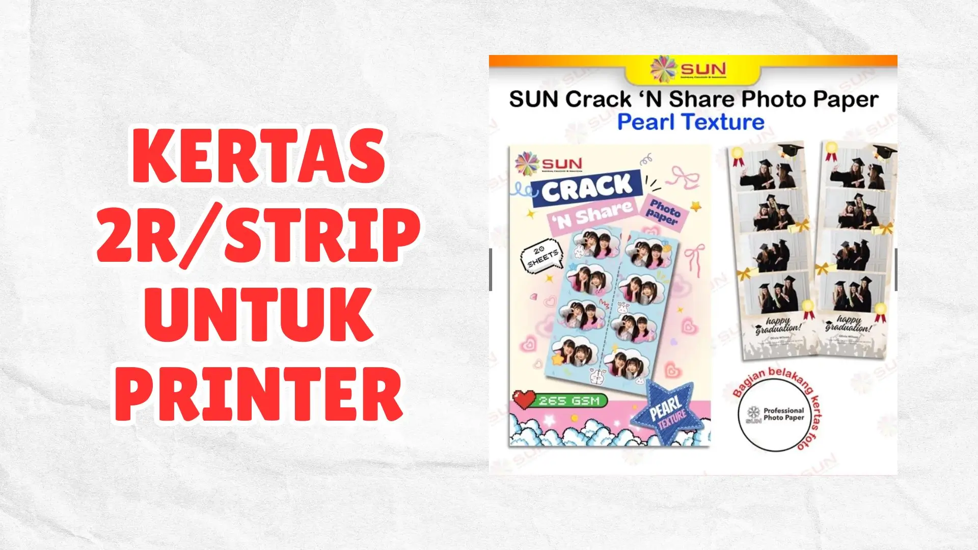 Rekomendasi Kertas Photobooth 2R Strip Untuk Printer Biasa/Non Auto Cut - Self Studio